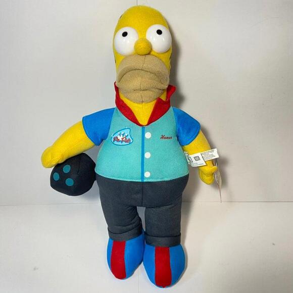 Toys | 165 209 Nanco The Simpsons Pin Pals Bowling Homer Plush | Poshmark